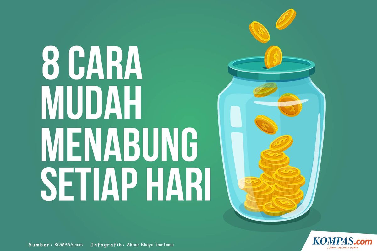 INFOGRAFIK: 8 Cara Mudah Menabung Setiap Hari