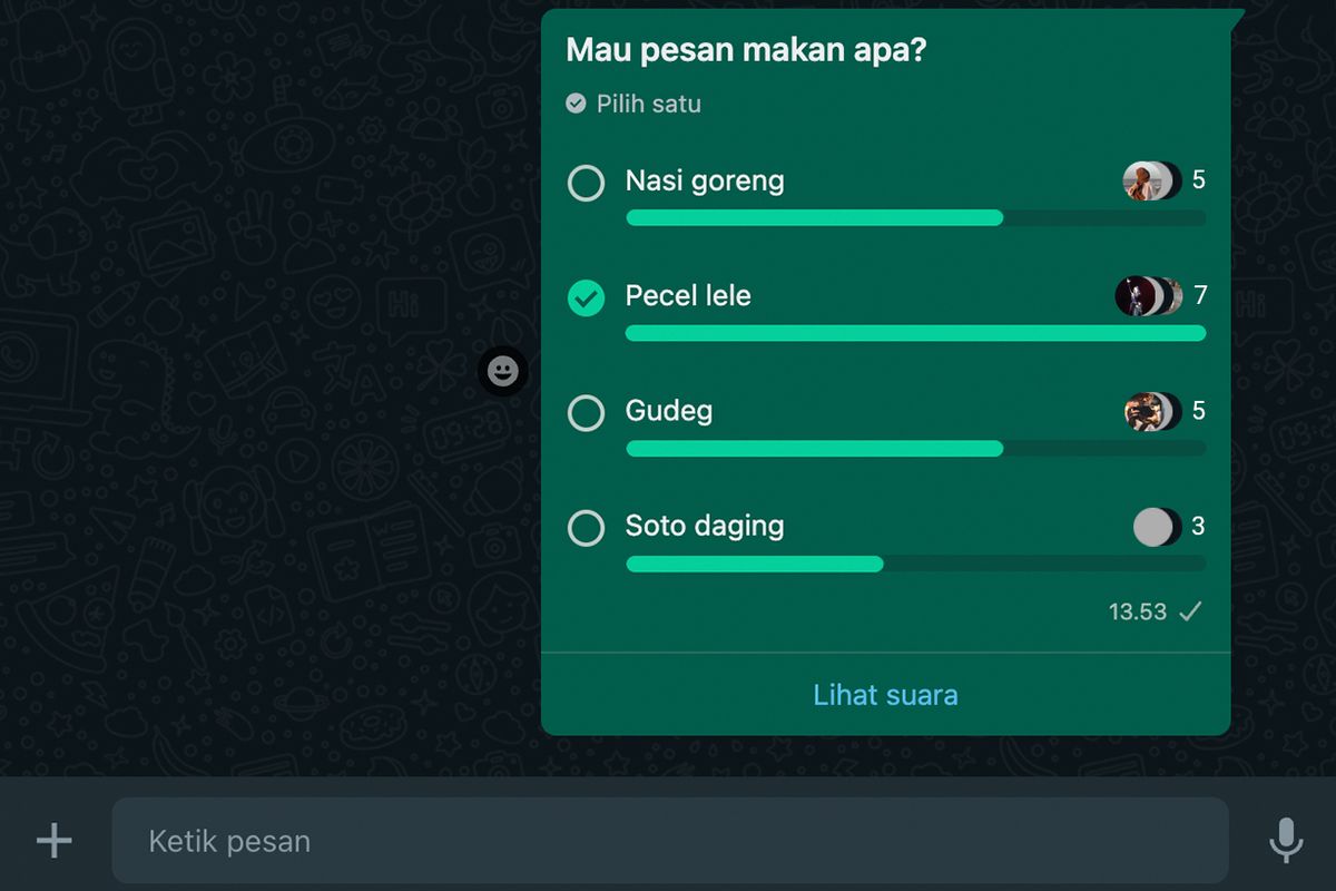 3 Cara Membuat Vote atau Polling di WhatsApp Grup