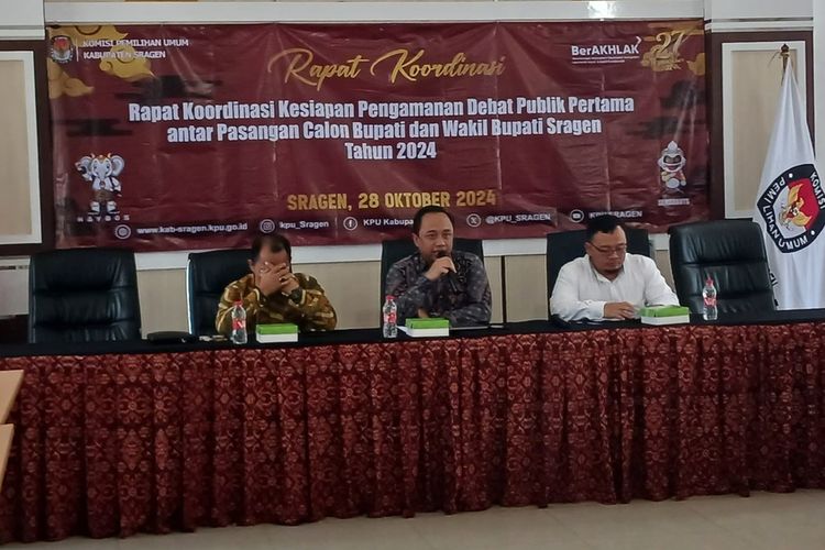 Foto : Debat Pilkada Sragen 2024, Berikut Tema dan Jadwal Pelaksanaannya