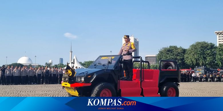 Gelar Apel Operasi Ketupat, Kapolri Ingatkan Pesan Presiden soal Peningkatan Jumlah Pemudik