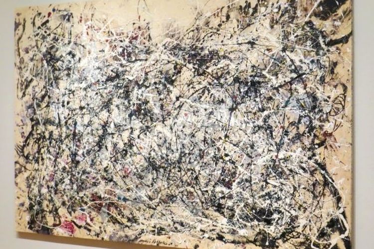Foto : Misteri 77 Tahun Warna Biru di Lukisan Jackson Pollock Terpecahkan