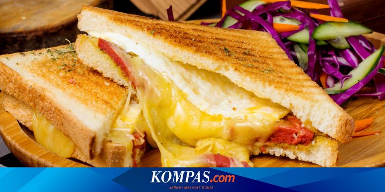 Resep Sandwich Daging Keju, Bekal Anak Sekolah Simple