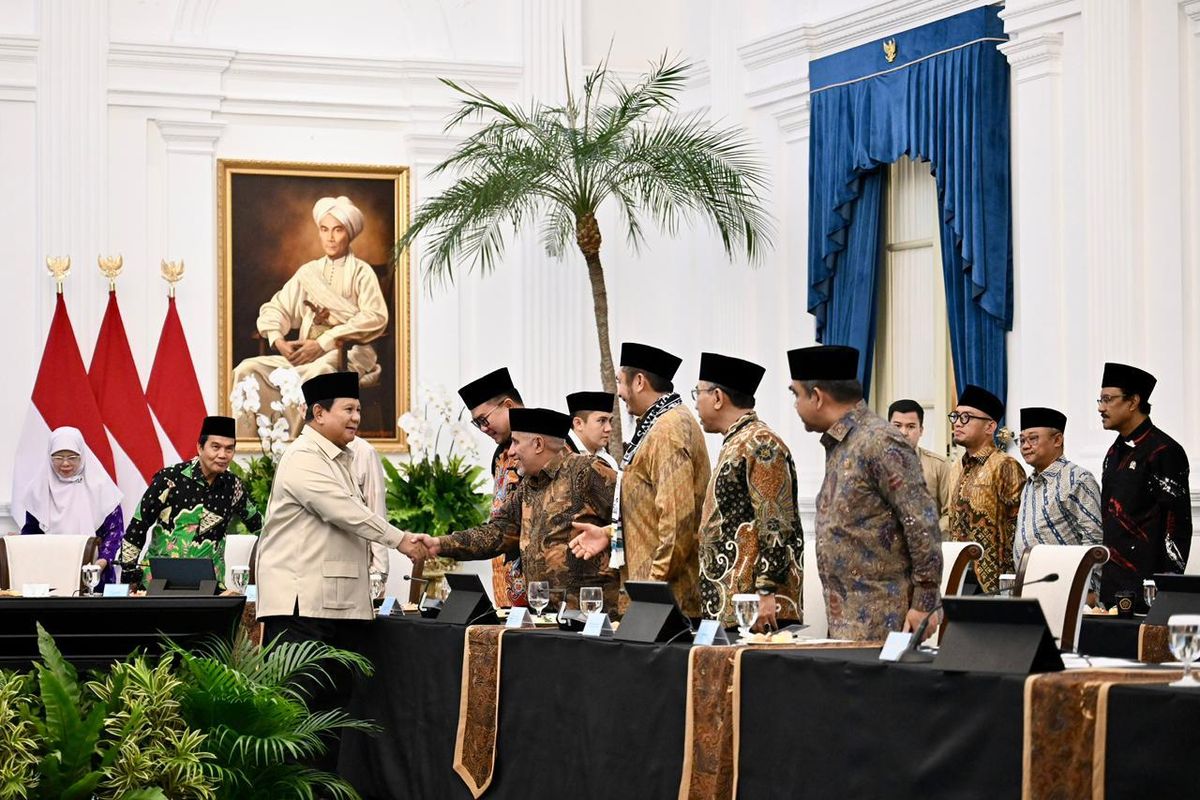 Isi Pertemuan Prabowo dan Ormas Islam di Istana Bahas Board of Peace