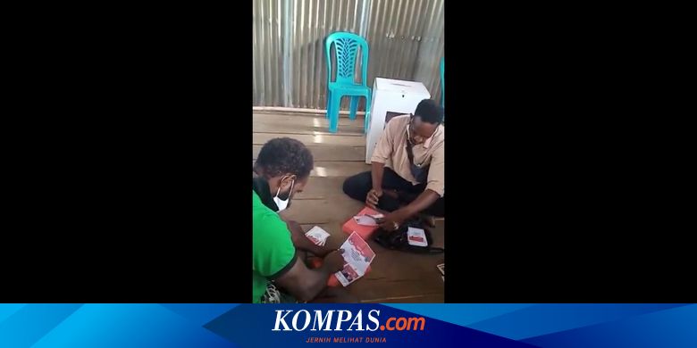 Video Viral Anggota KPPS di Asmat Coblos Surat Suara