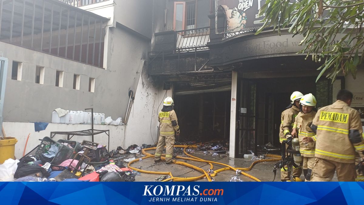 Tempat Laundry di Kelapa Gading Terbakar, Damkar Gerak Cepat Lokalisir Api