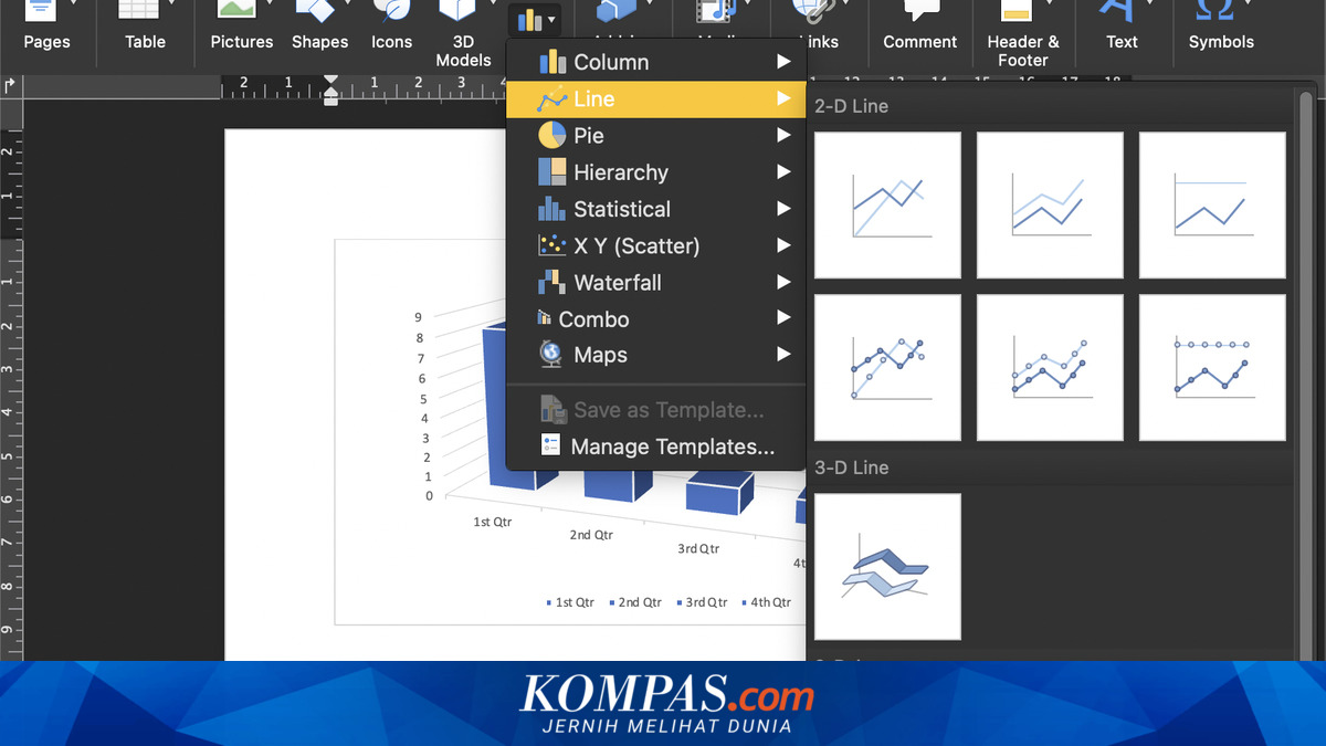 Cara Membuat Grafik di Microsoft Word, Cepat dan Mudah