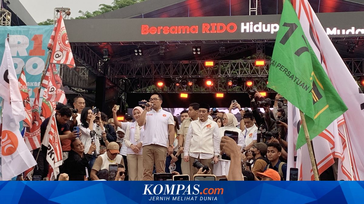 Tak Ada Ketum Parpol KIM Plus yang Hadir di Kampanye Akbar RK-Suswono