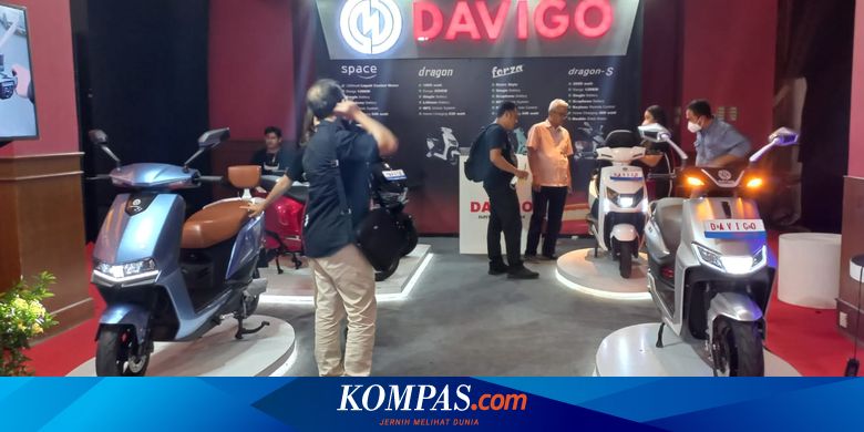 Skema Cicilan Motor Listrik Davigo di IIMS 2023, Bisa DP Nol Persen ...