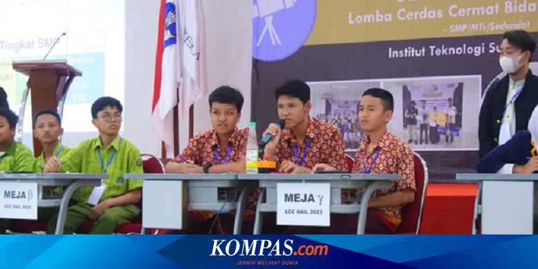 Lomba Cerdas Cermat Astronomi di Itera, Peserta Didorong Jadi Agen ...