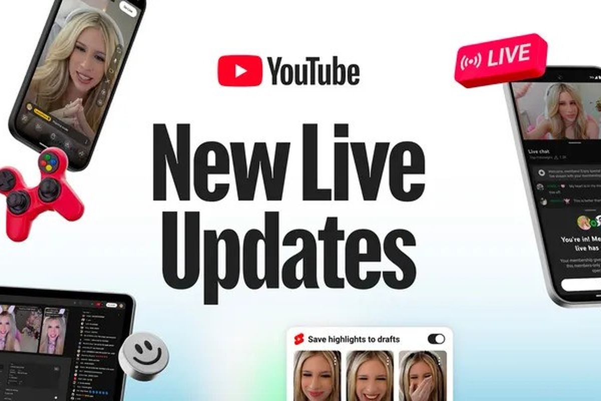 YouTube Live Dirombak, Kini Dukung Video Vertikal dan Fitur Monetisasi Baru