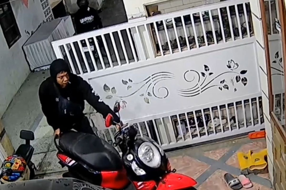 Motor Anggota TNI di Kebayoran Baru Jaksel Digasak Maling