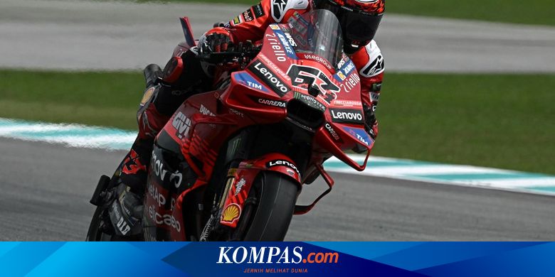 Link Live Streaming MotoGP Malaysia 2025, Pecco Bagnaia Pole Position