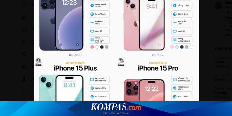 Berita Harian Tanggal Rilis Iphone 15 Terbaru Hari Ini - Kompas.com