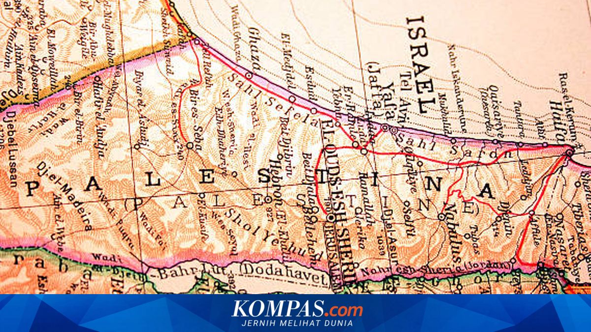 Perbatasan Luas Wilayah Israel dari Masa ke Masa