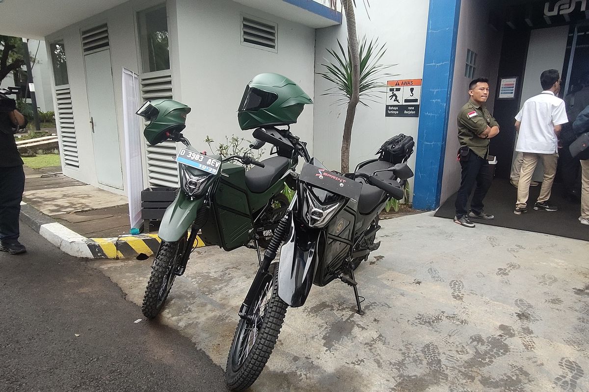 TNI AD Sudah Pakai Motor Trail Listrik Buatan PT Len, Dipakai Polisi ...