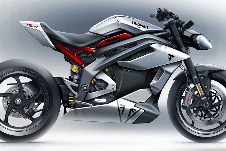 Triumph Bocorkan Desain Purwarupa Motor Listrik TE-1