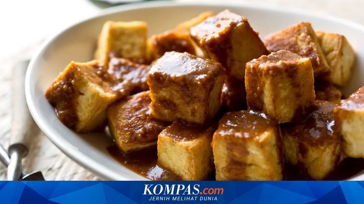Resep Tahu Saus Kacang Jahe yang Gurih, Manis, dan Pedas