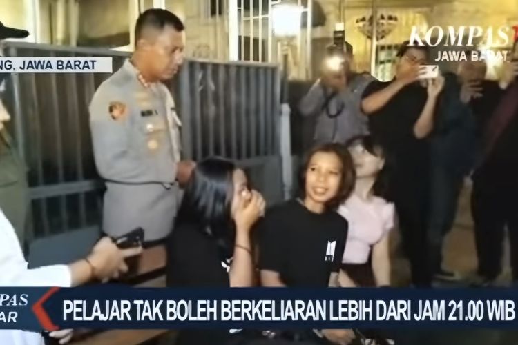 Berlakukan Jam Malam, Pemkot Bandung Mulai Lakukan Razia Siswa