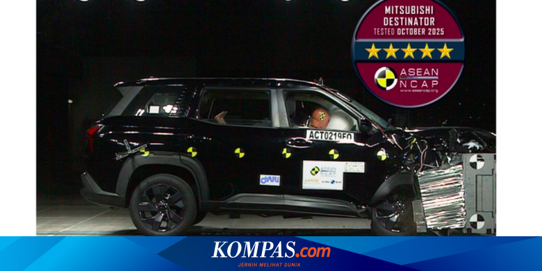 Mitsubishi Destinator Raih Hasil Tertinggi Uji Tabrak ASEAN NCAP