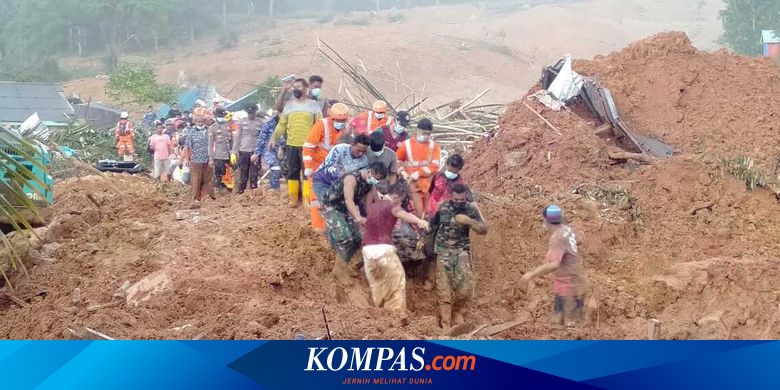 Korban Tewas Longsor di Serasan Natuna Jadi 46 Orang, Hari Ini Terakhir Pencarian