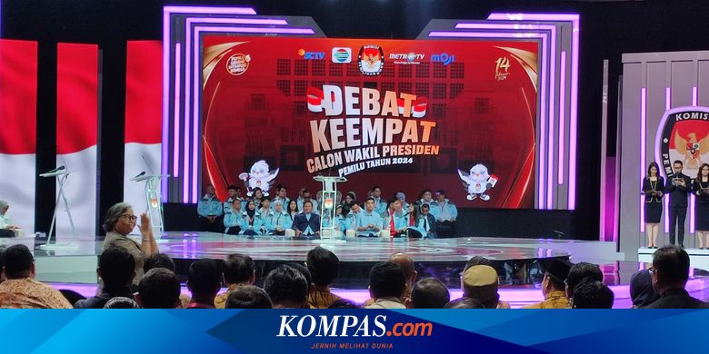 Pertama Kali, Erick Thohir dan Kaesang Hadiri Langsung Debat Cawapres