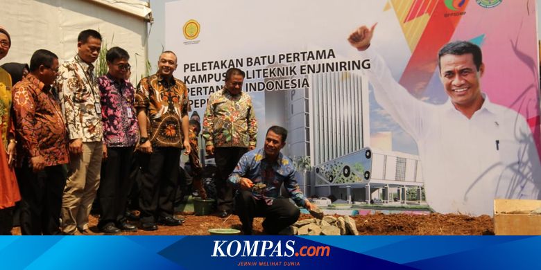 Mentan Letakkan Batu Pertama Pembangunan Kampus PEPI di Tangerang