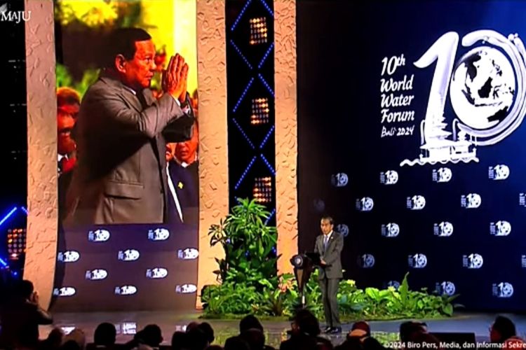 Ekspresi Prabowo Diperkenalkan Jokowi sebagai Presiden Terpilih di WWF ...