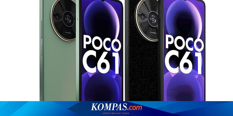 Poco C61 Resmi Meluncur, Spesifikasi Persis Redmi A3