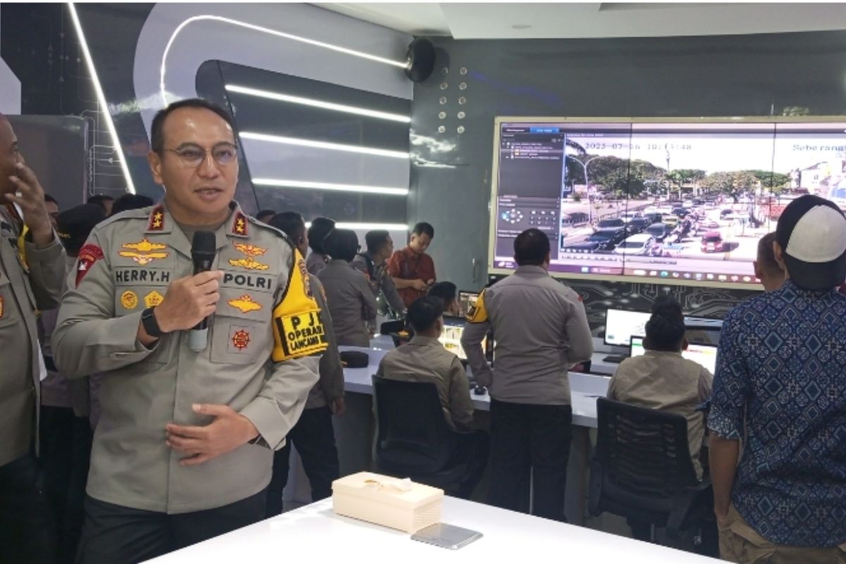 Momen Kapolresta Pekanbaru Panik Saat Kapolda Riau Pantau Macet dan Petugas Lambat Datang