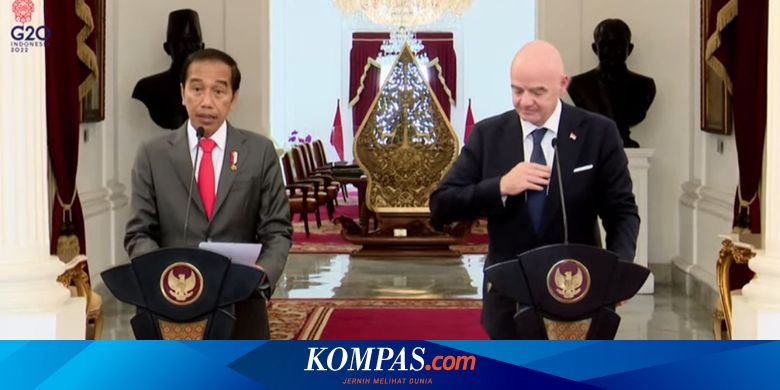 Jokowi Umumkan Hasil Pertemuan dengan Presiden FIFA