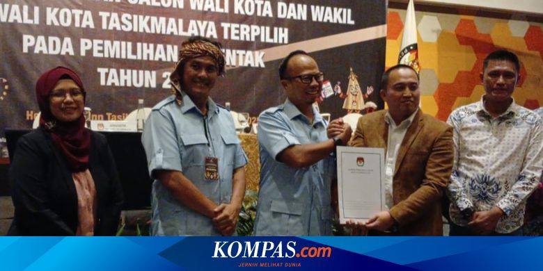 KPU Tasikmalaya Tetapkan Viman Alfarizi-Dicky Candra Wali Kota dan ...