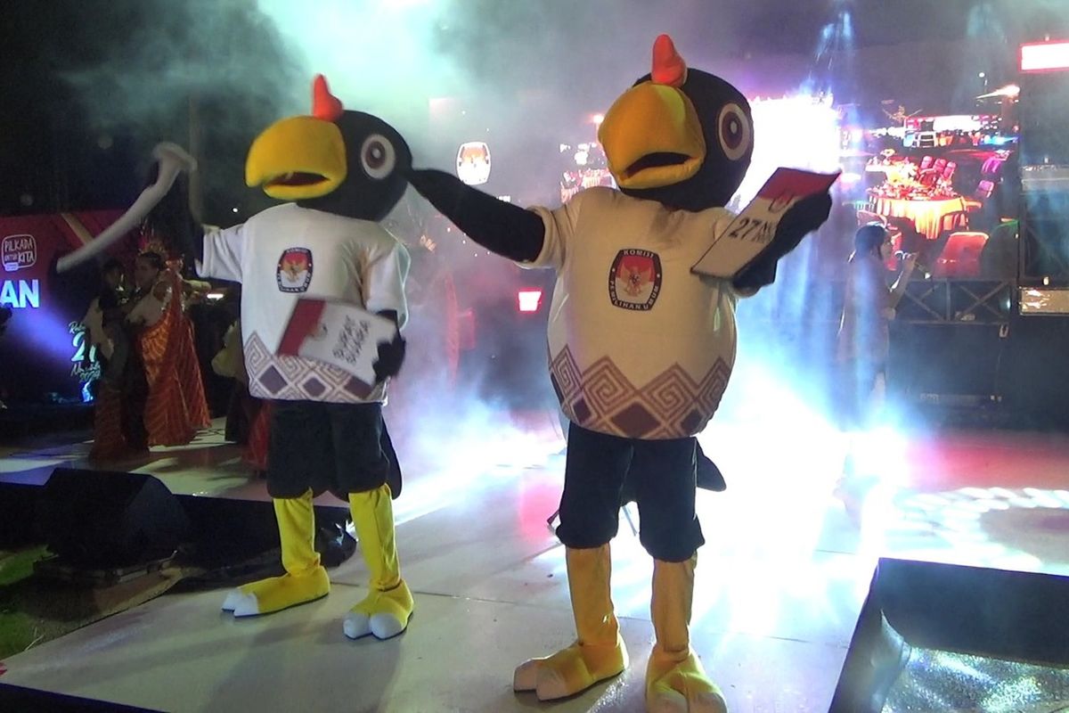 Peluncuran Pilkada Serentak, KPU Palopo Jadikan Burung Allo sebagai Maskot
