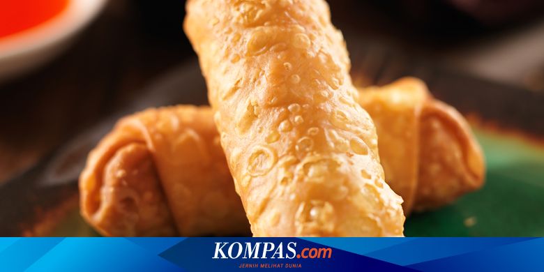 Cara Membuat Lumpia Goreng Isi Daging dan Keju Pakai Air Fryer