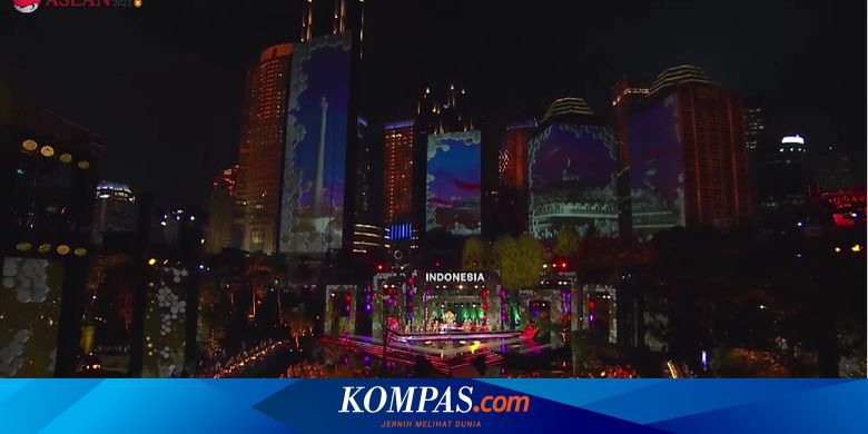 4 Gedung di SCBD Jadi Kanvas "Video Mapping" Gala Dinner KTT ASEAN