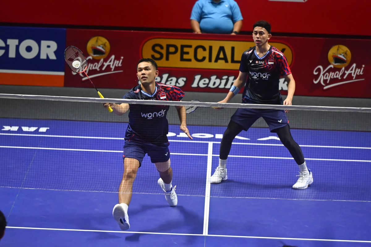 Hasil Indonesia Open 2025, Fajar/Rian Gagal Susul Sabar/Reza ke Final