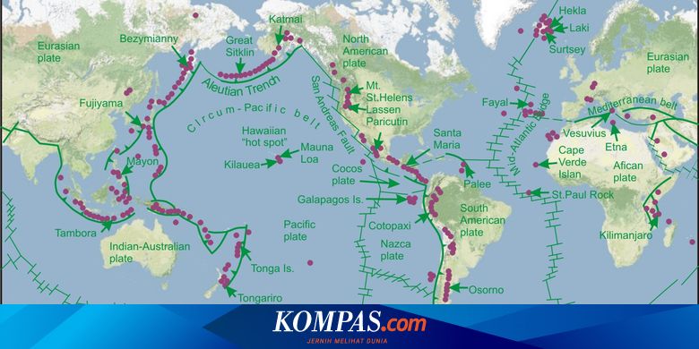 4 Lempeng Tektonik di Indonesia dan Wilayahnya