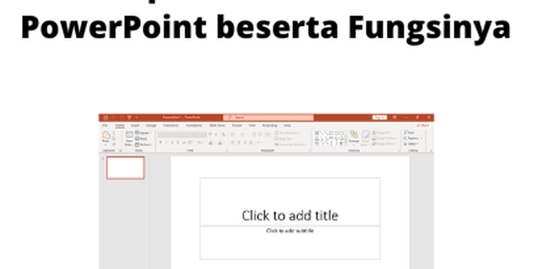 8 Menu pada Ribbon Microsoft PowerPoint beserta Fungsinya
