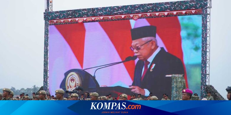 Wapres Ma'ruf Amin Tetapkan 2.974 Anggota Komcad untuk Pertahanan Negara