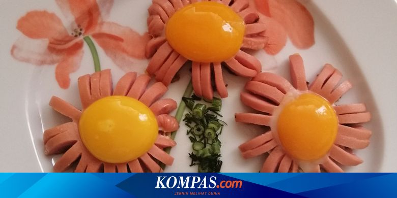Resep Sosis Panggang Bentuk Bunga, Menu Sarapan untuk Anak