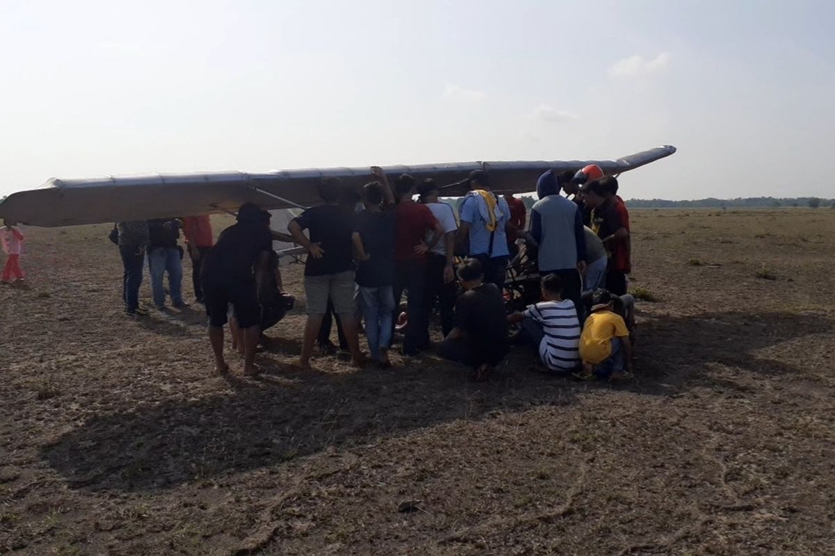 Pesawat Buatan Montir Motor asal Pinrang Uji Coba Terbang