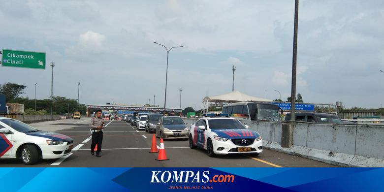 Urai Kepadatan, "Contraflow" Diberlakukan di Tol Jakarta-Cikampek Km 70 sampai Km 47