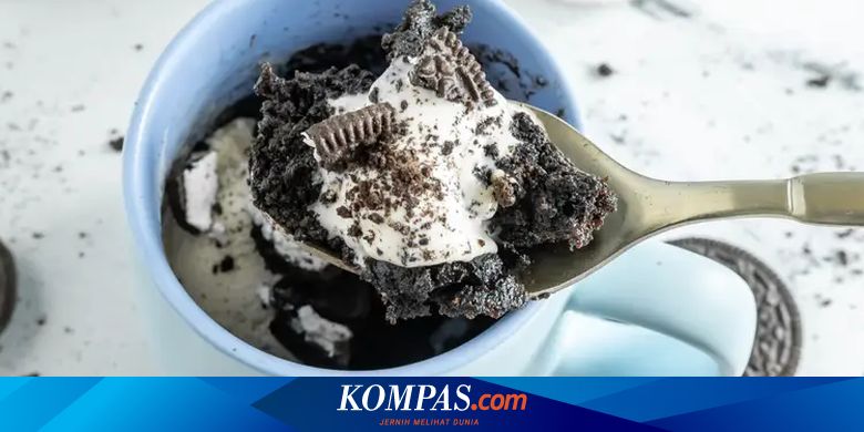 Cara Membuat Oreo Mug Cake Lembut, Hanya 2 Bahan dalam 5 Menit ...