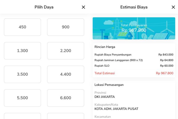 Cara Cek Biaya Pasang Listrik Baru PLN lewat HP untuk Pelanggan Rumah Tangga
