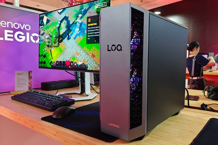 Lenovo Rilis LOQ Tower 26ADR10, PC Gaming dengan Panel Transparan dan ...