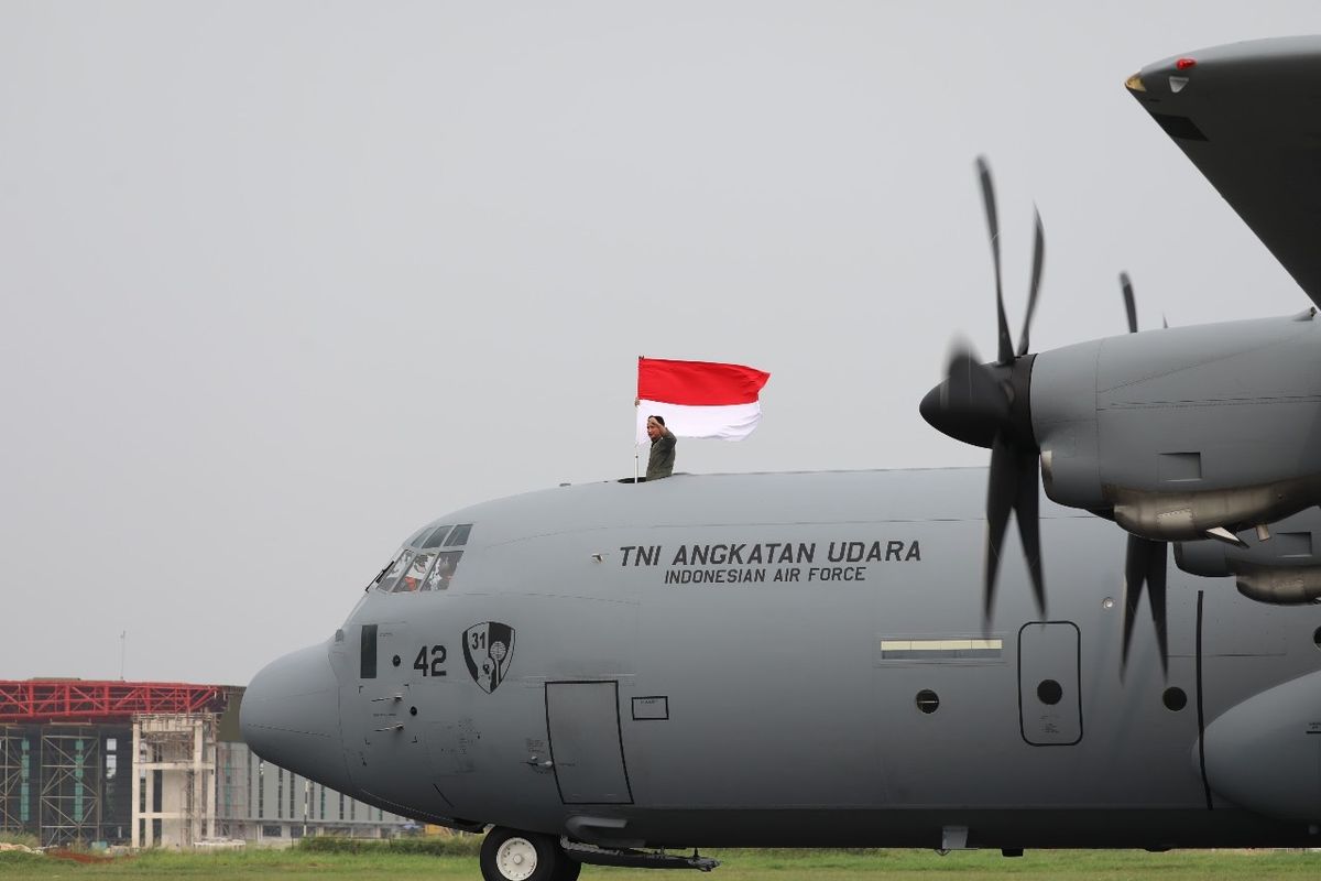 Upacara HUT RI di IKN, TNI AU Kerahkan Boeing dan Hercules untuk Mobilisasi