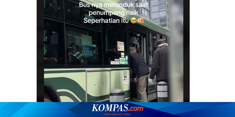 Bus di Jepang Mudahkan Penumpang meski Tanpa Peron