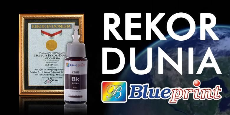 Rekor Dunia Blueprint Cetak Tiga Kali di Atas Batas Garansi Printer
