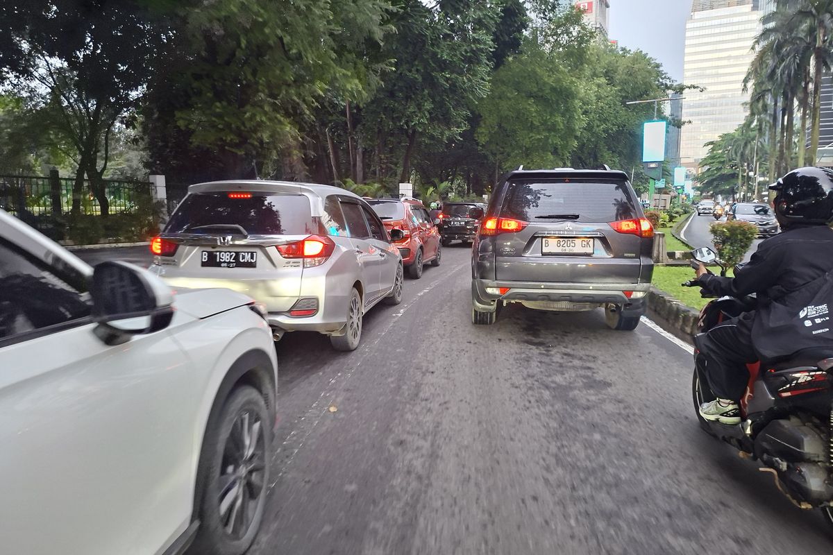 Final Futsal Asian Cup di GBK, Lalu Lintas di Senayan Macet