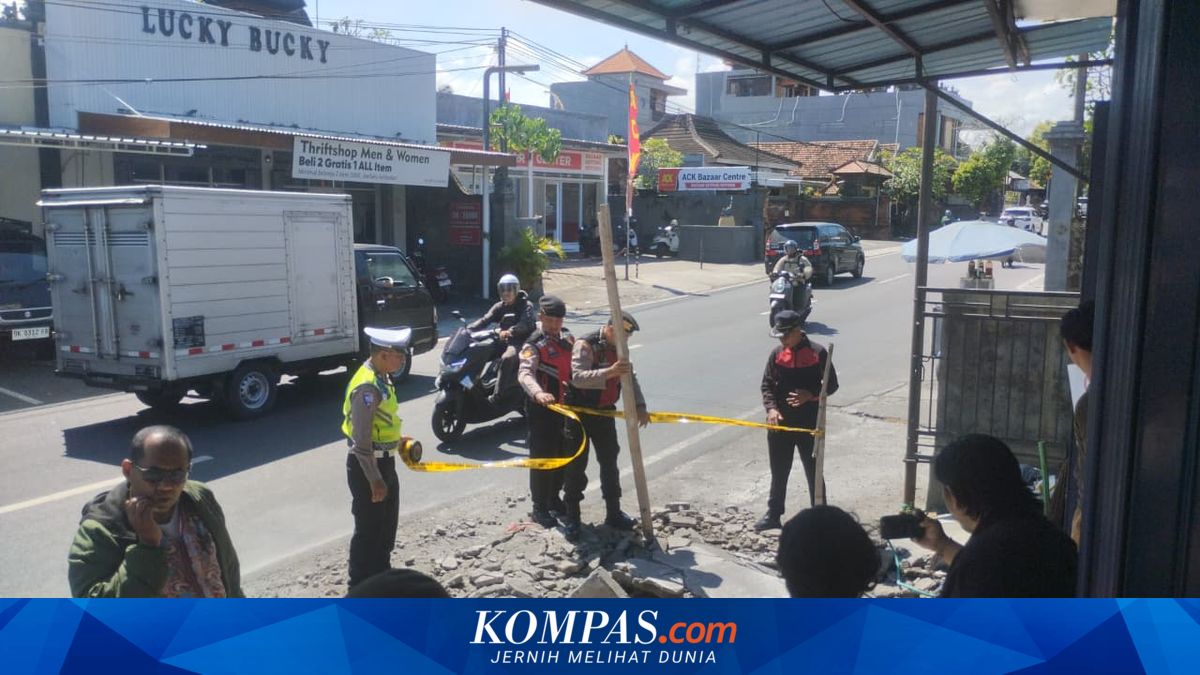 Ledakan Trotoar di Badung, Warga Lihat Semburan Api dari Gorong-gorong