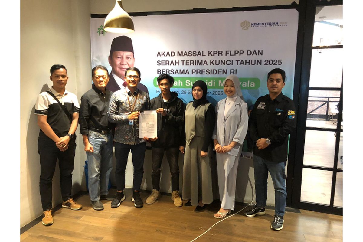 Dukung Percepatan Program 3 Juta Rumah, Bank Sumsel Babel Salurkan KPR FLPP Senilai Rp 43 Miliar